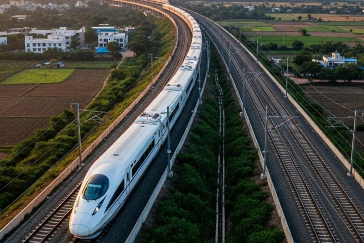 Telangana high-speed train project: Hyderabad-Mumbai travel time down ...