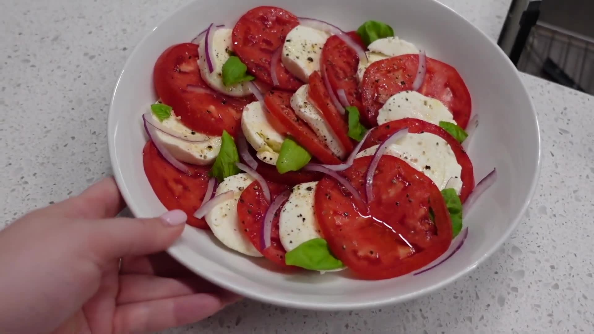 Multiple days featuring family moments, pizza night, and meal prep