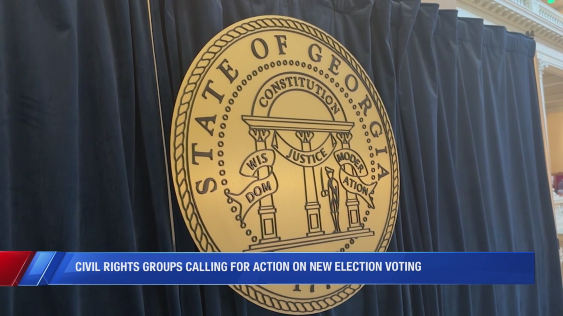 Georgia civil rights groups call action for new election law