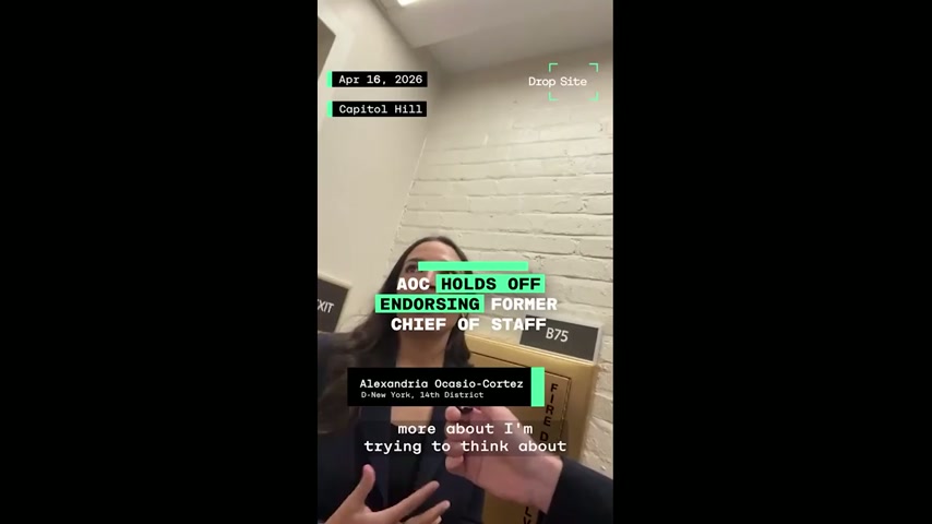 AOC declines to endorse ex-aide in congressional race