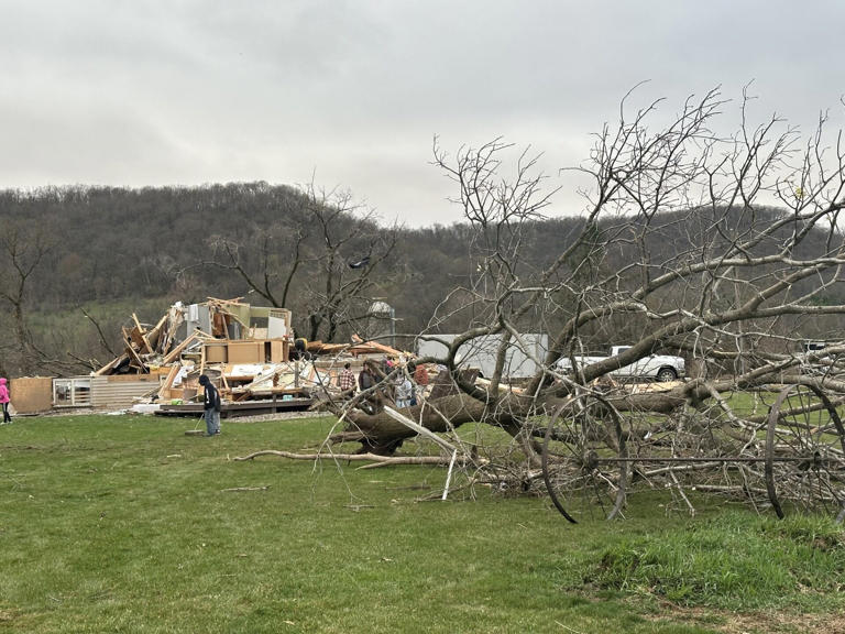 Tornado damages homes in Buffalo County, no injuries reported