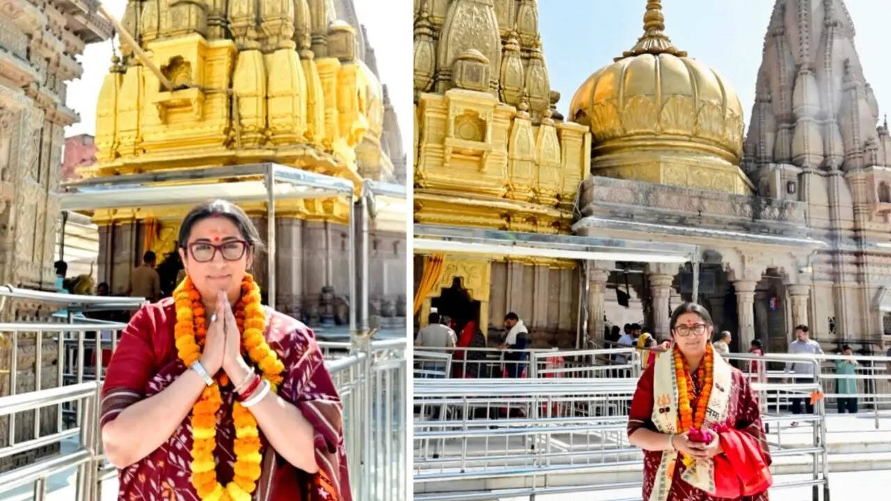 Kyunki Saas Bhi Kabhi Bahu Thi’s Smriti Irani offers prayers at Baba ...