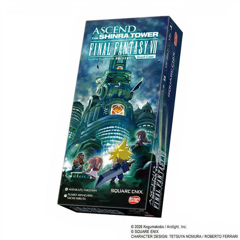 Final Fantasy 7 ascend the Shinra Building board game release date ...