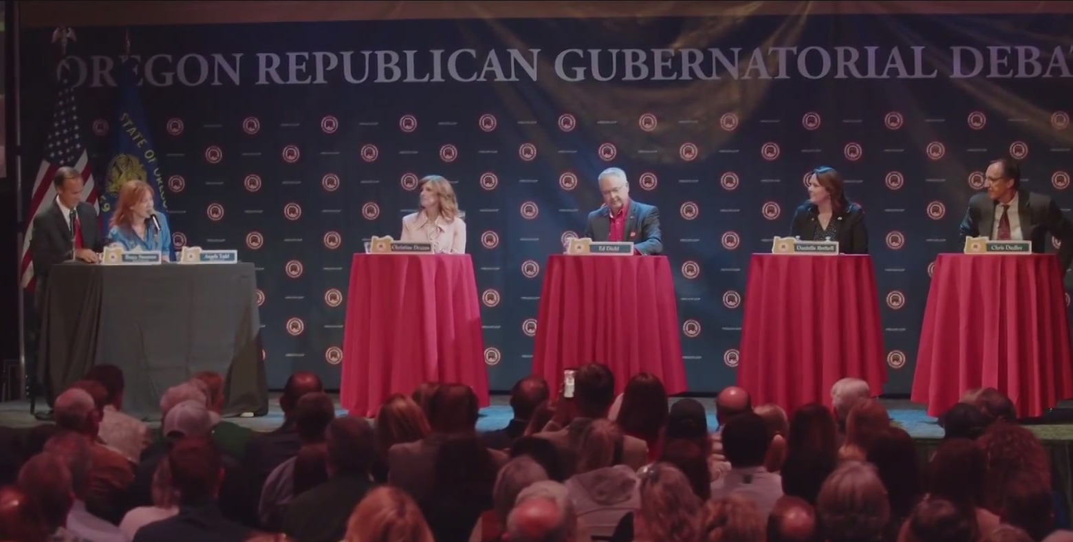 Republican candidates for Oregon governor hold first debate in Hillsboro
