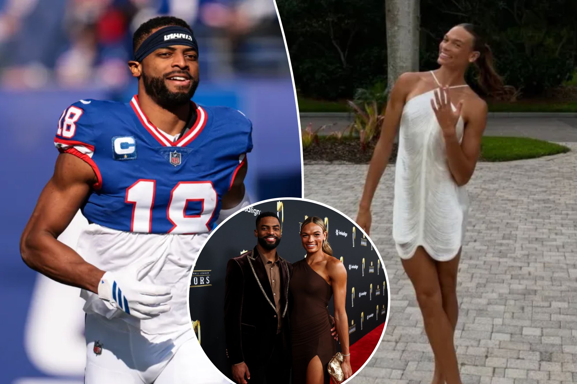 Giants’ Darius Slayton, Olympian Anna Hall get married in lavish ...