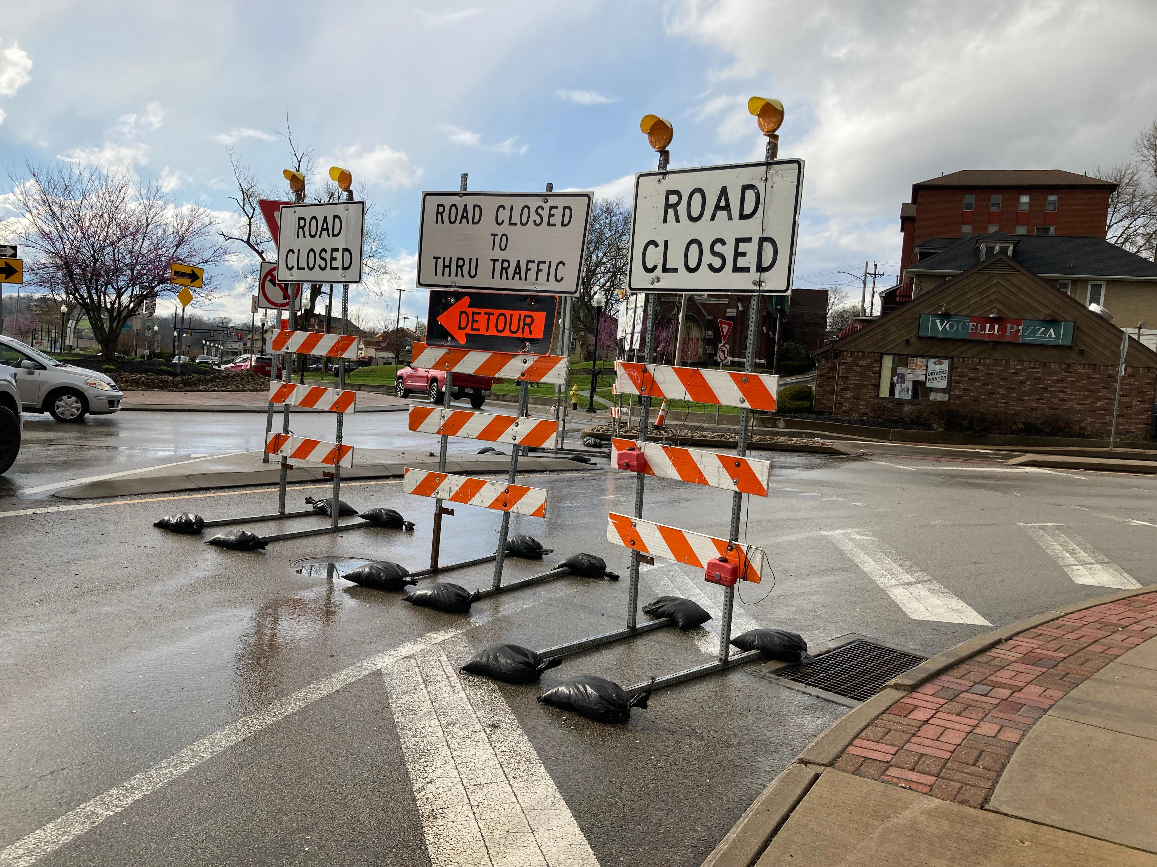 Slide repairs begin on Harmony Road