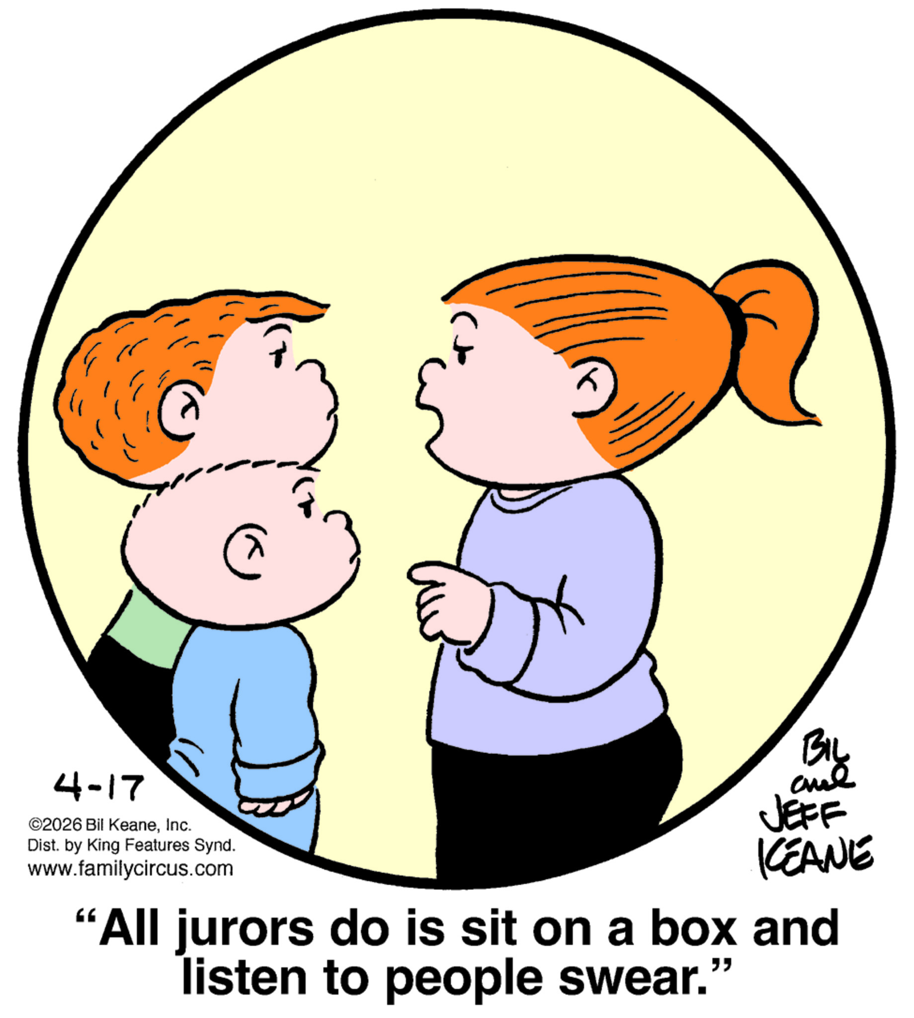 Family Circus by Bil and Jeff Keane
