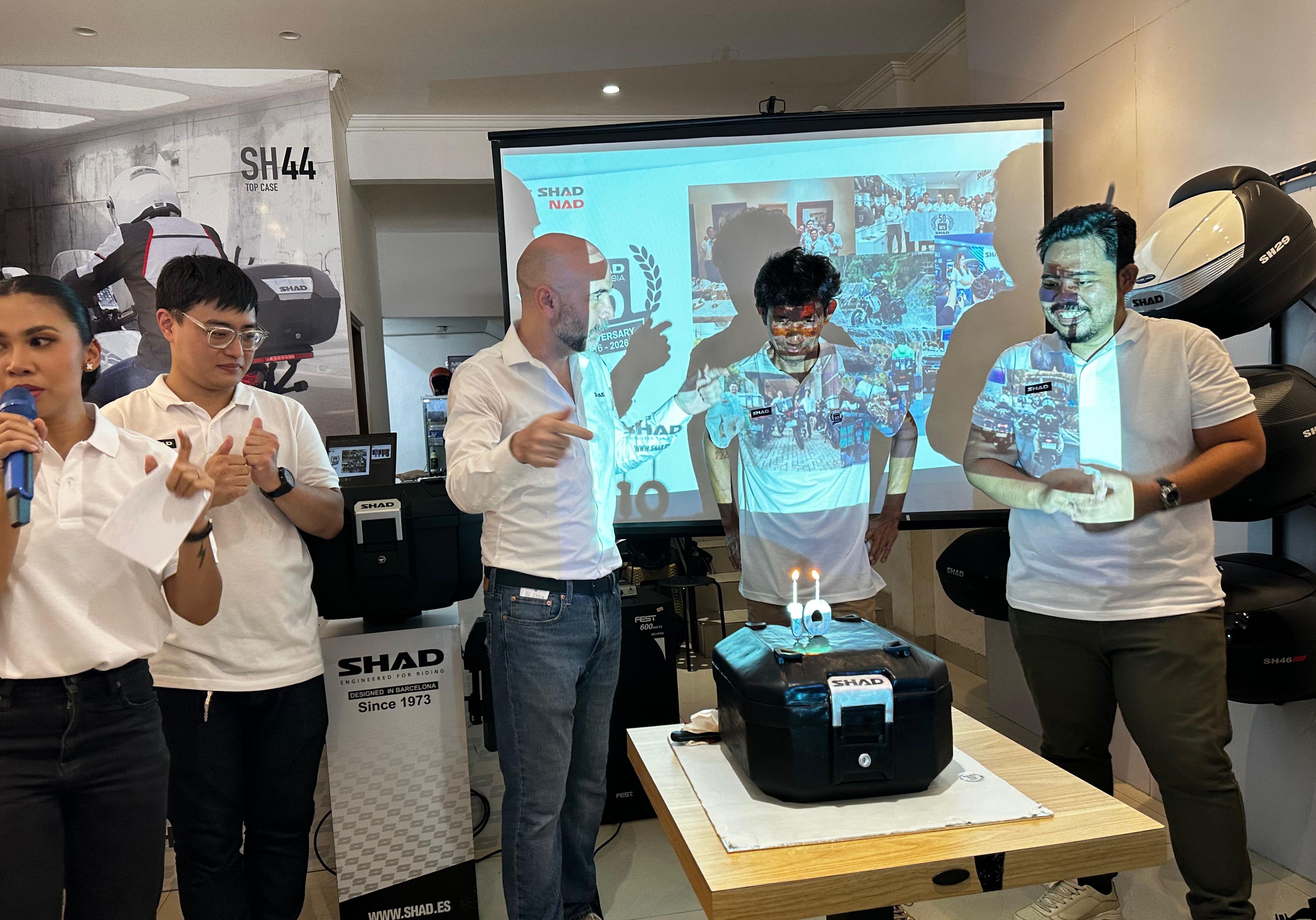 Rayakan ulang tahun ke-10, SHAD Indonesia hadirkan box motor terbaru