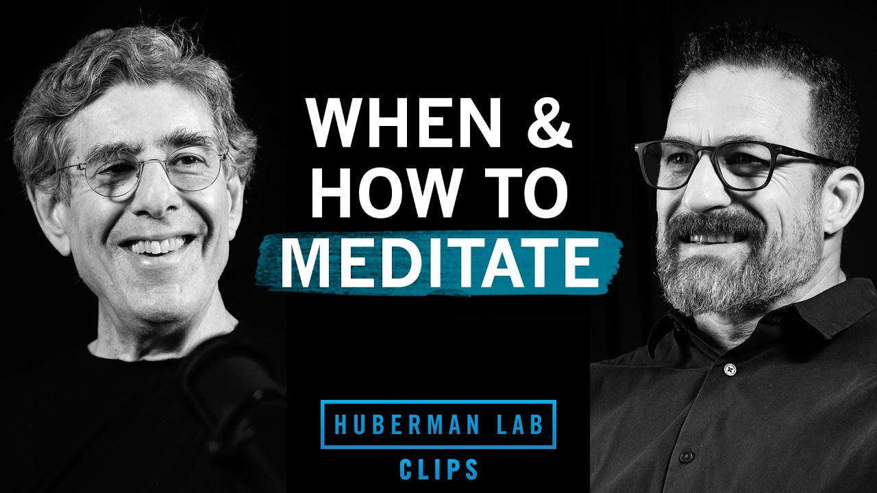 Easiest meditation practice for beginners | Dr. Richard Davidson & Dr ...