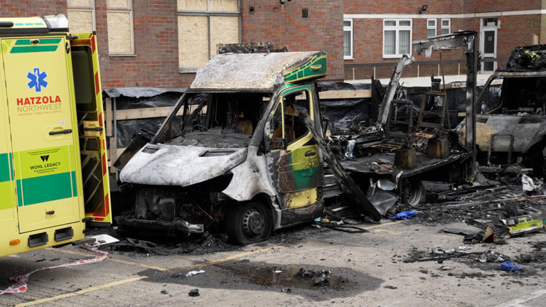 Pram set alight in 'arson' at London flats with young Jewish families