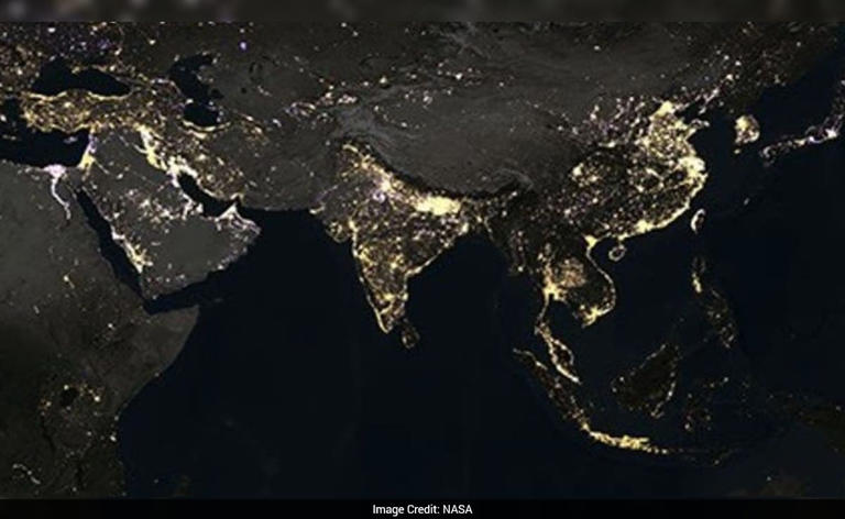 NASA nighttime map shows UP-Bihar belt as one of Earth's brightest ...