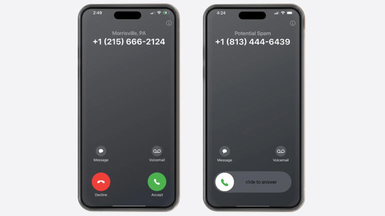Why some iPhone calls have a decline option, and others don't
