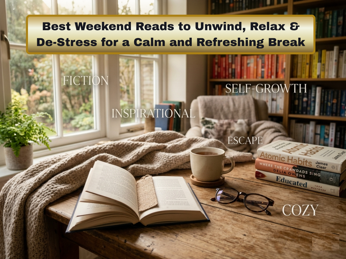 Must-read books: 7 best weekend reads to unwind, relax & de-stress for ...