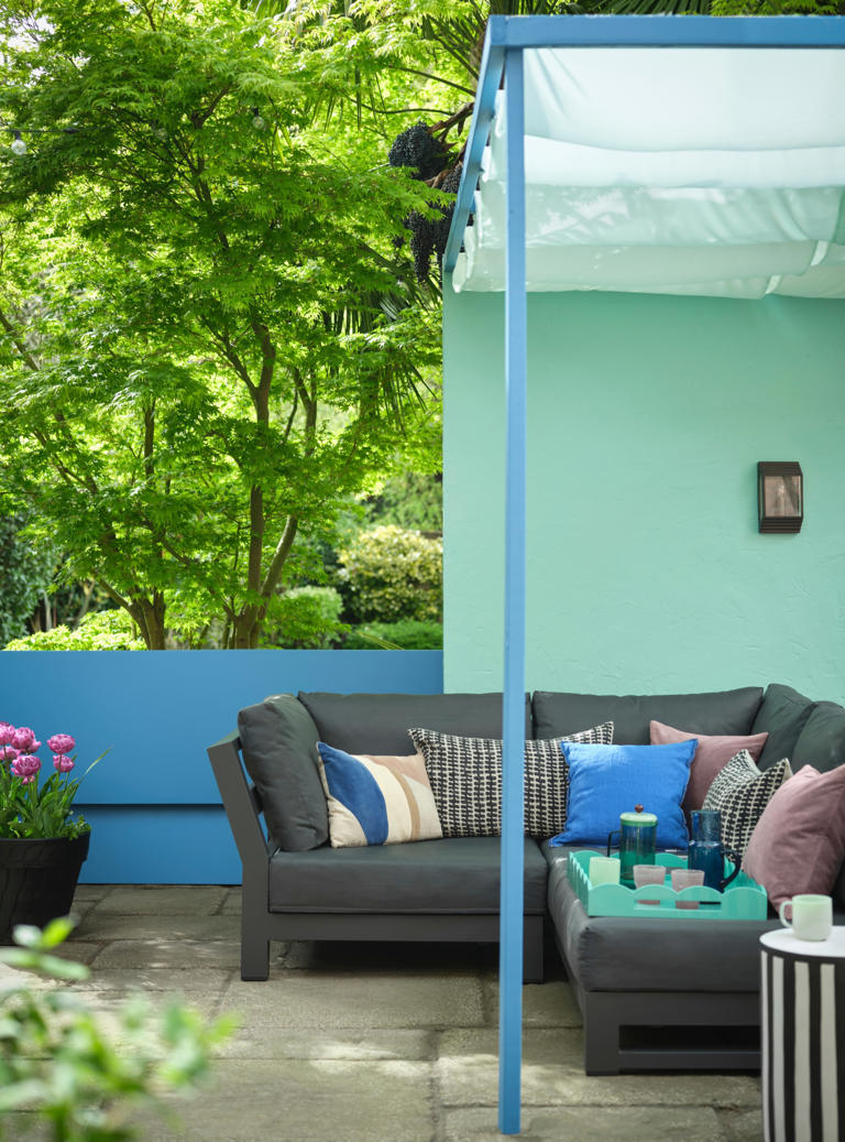 How can I create a more private garden without buying anything new?