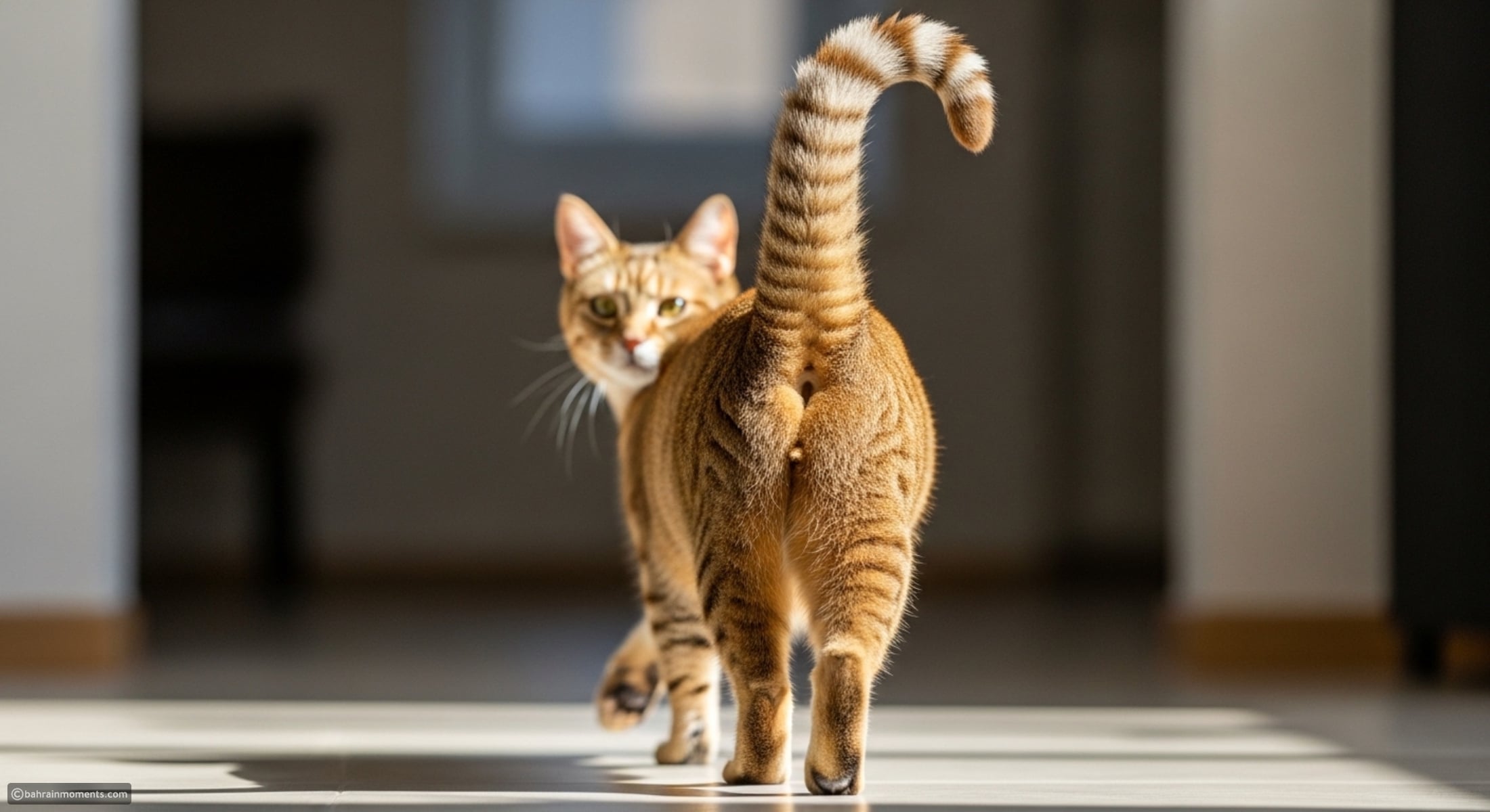 When a cat loves a human, it shows it with 6 signs