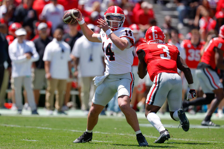 What channel is Georgia's spring game on today? Time, TV schedule