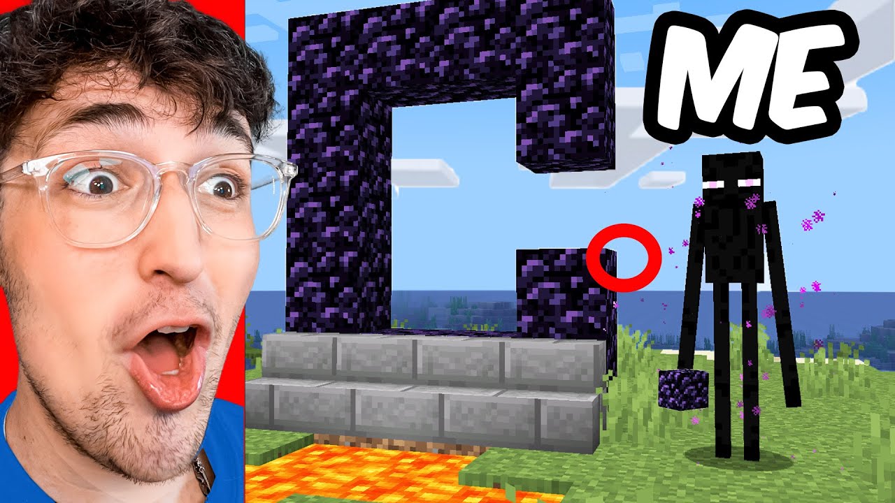 I fooled my friend with a shapeshift mod in Minecraft