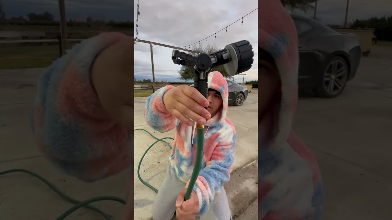 DIY foam cannon
