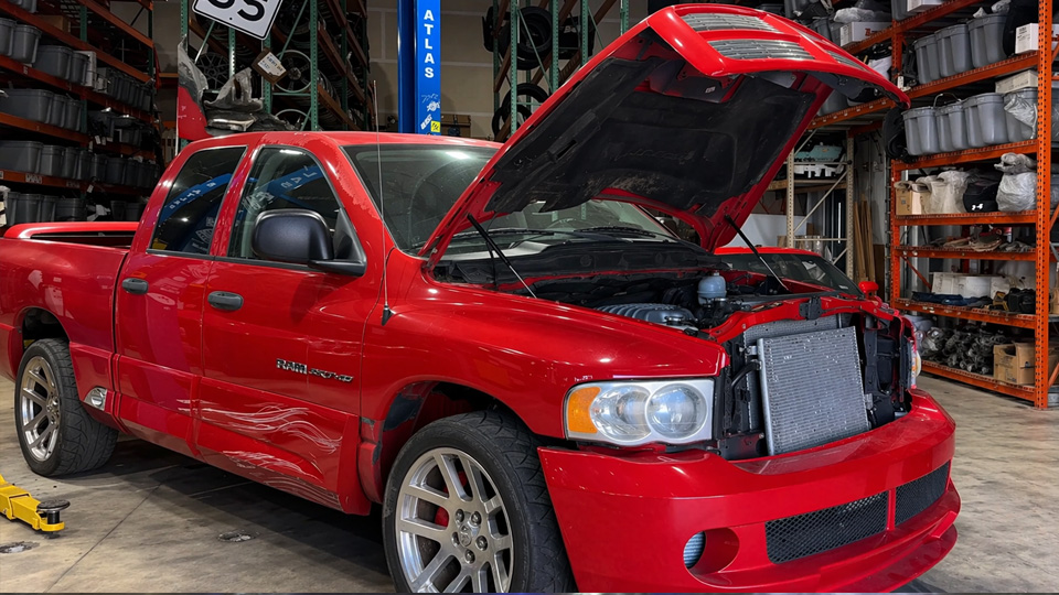 Dodge Demon engine installed in old SRT10