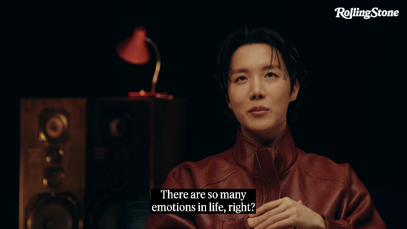 J-Hope on wanting to face emotions head-on