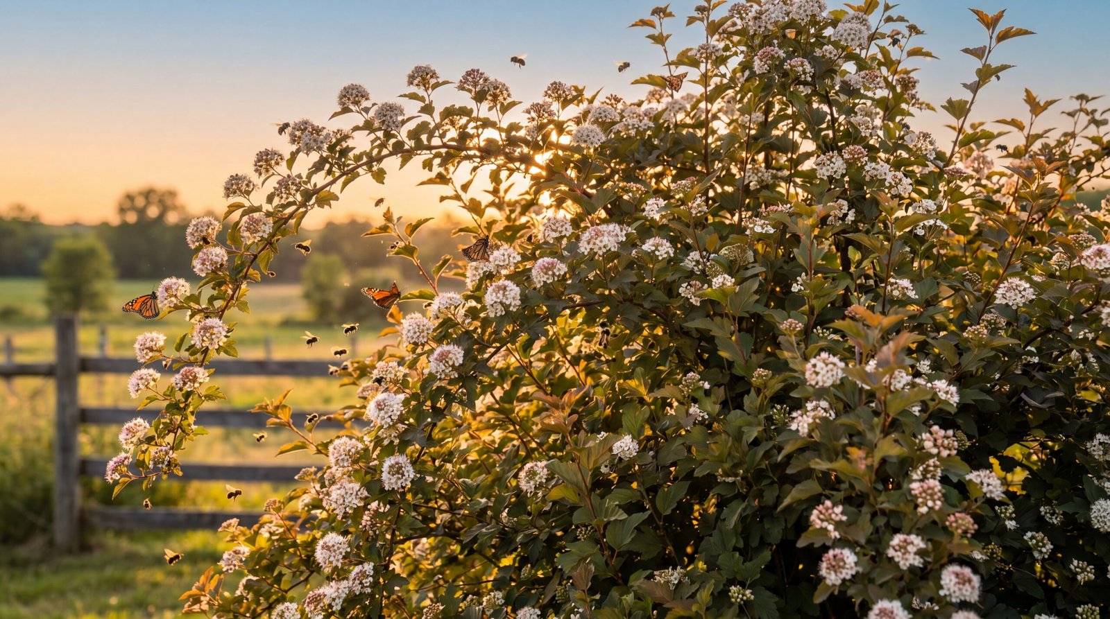 One stunning shrub that brings pollinators and backyard privacy