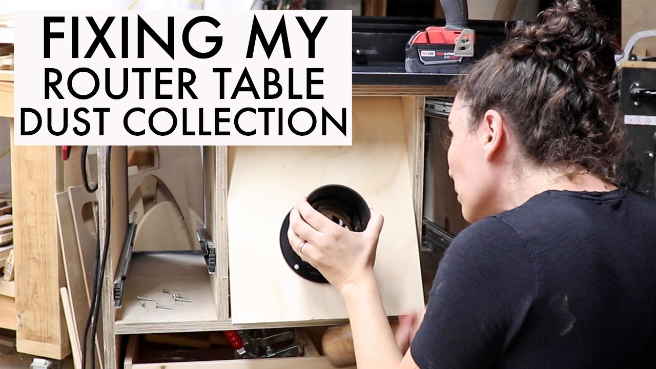 Turning my router table into a dust-free zone
