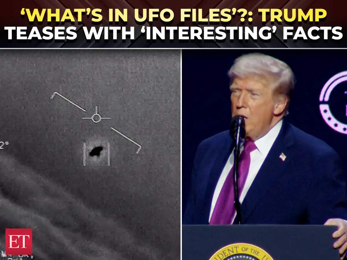 'Found interesting documents': Trump announces release of UFO files ...