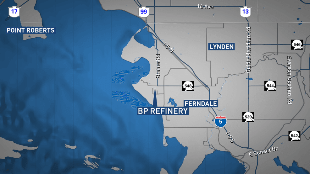 3 people hurt in incident at BP Cherry Point refinery in Whatcom County