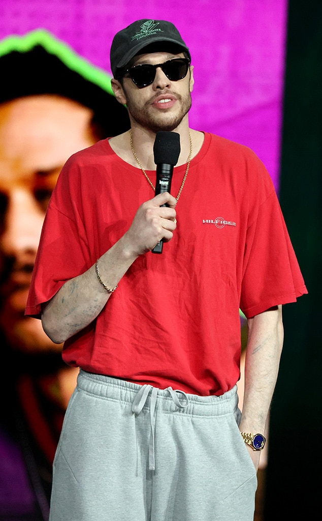 Pete Davidson unveils bare arms in tattoo removal transformation