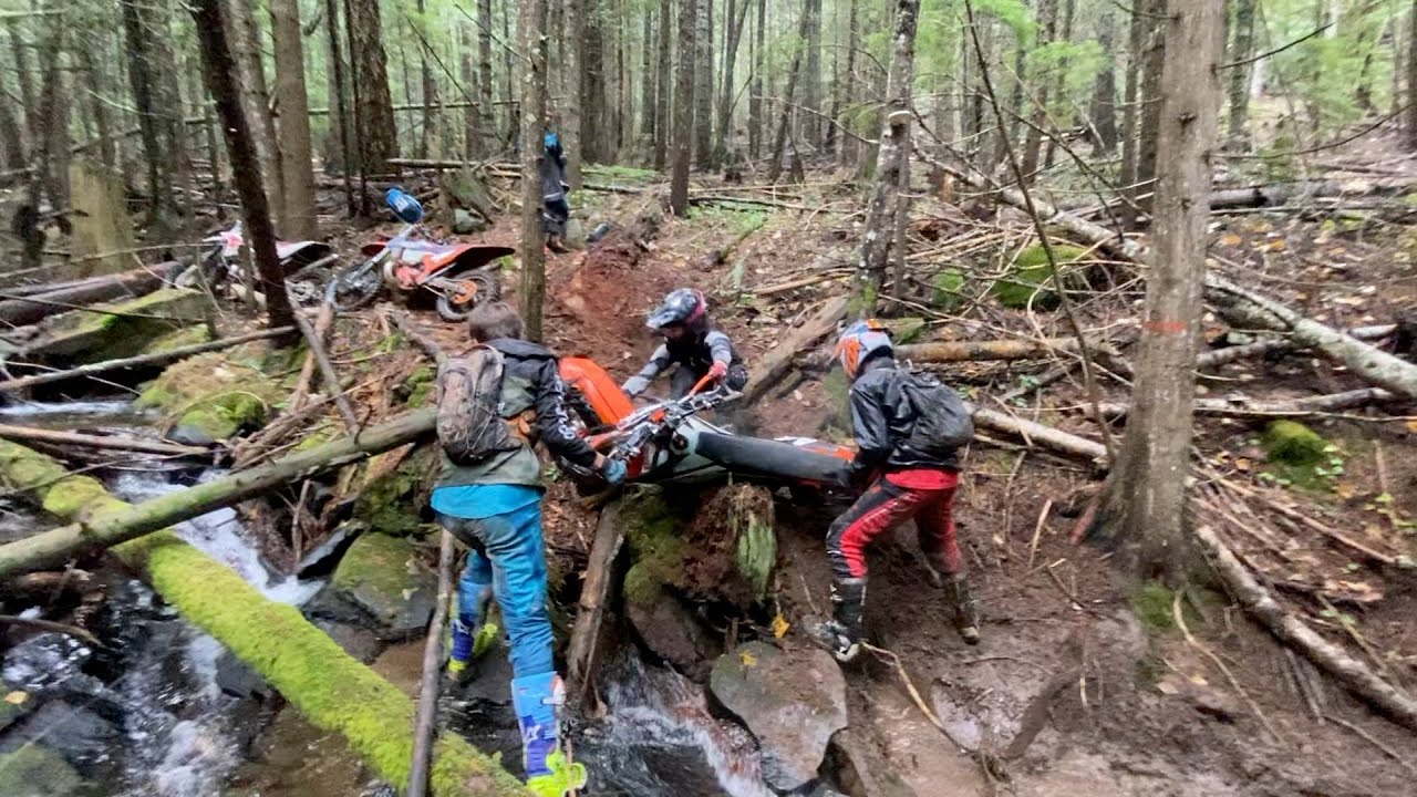 Hard enduro group ride banter alert