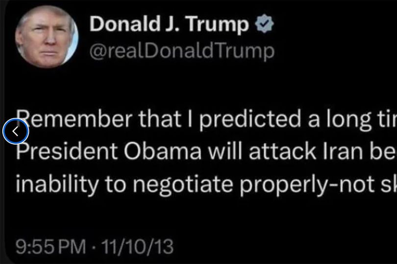 Old Trump tweets on Iran come back to haunt him as war drags on