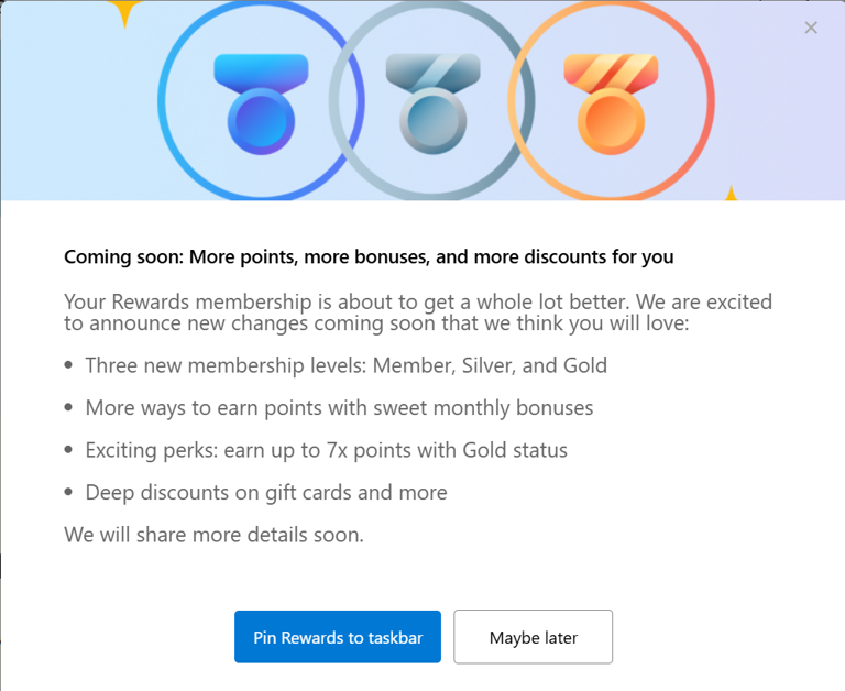 New Microsoft Rewards tiered system faces mixed reactions from users