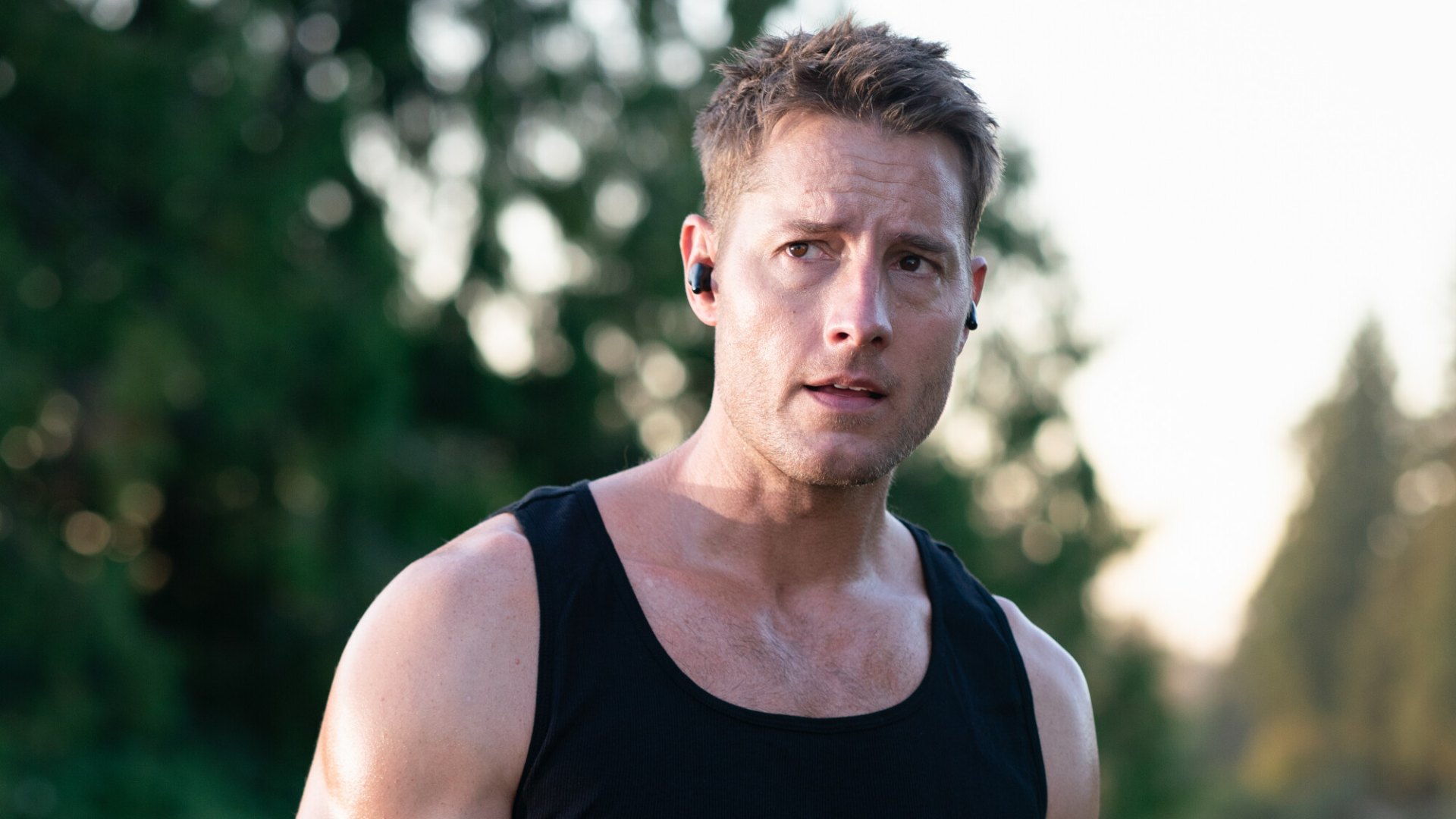 Justin Hartley jokes he 'used to have a life' before 'Tracker' success