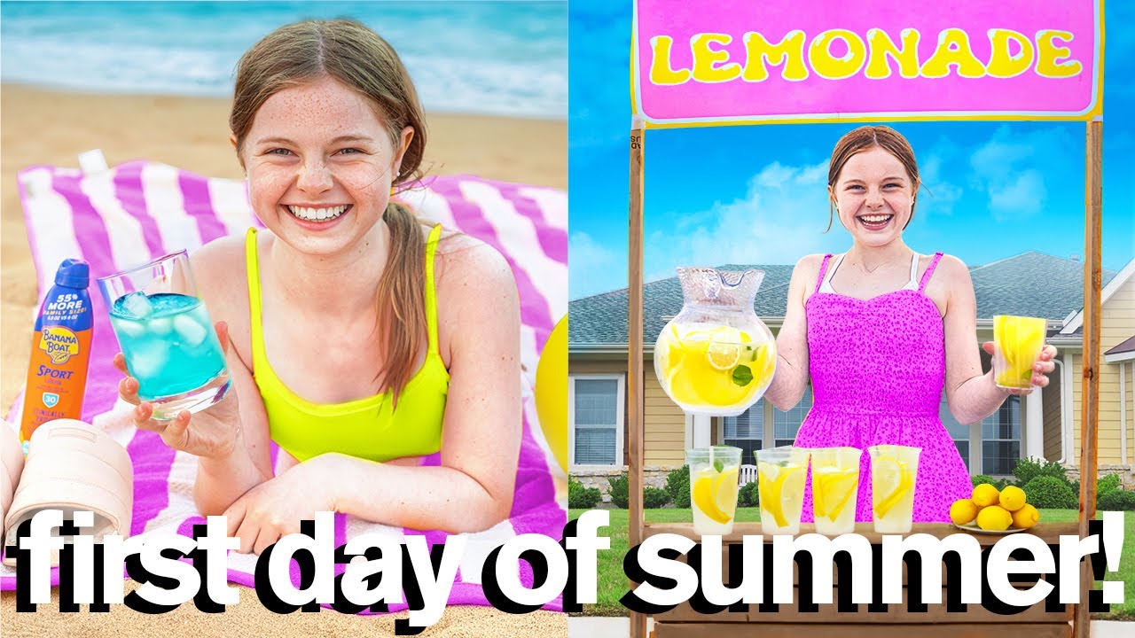 I tried my daughter's epic summer routine ☀️