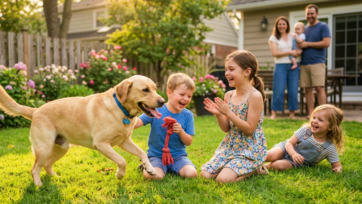 The 10 ideal dog breeds for families with children, according to the ...
