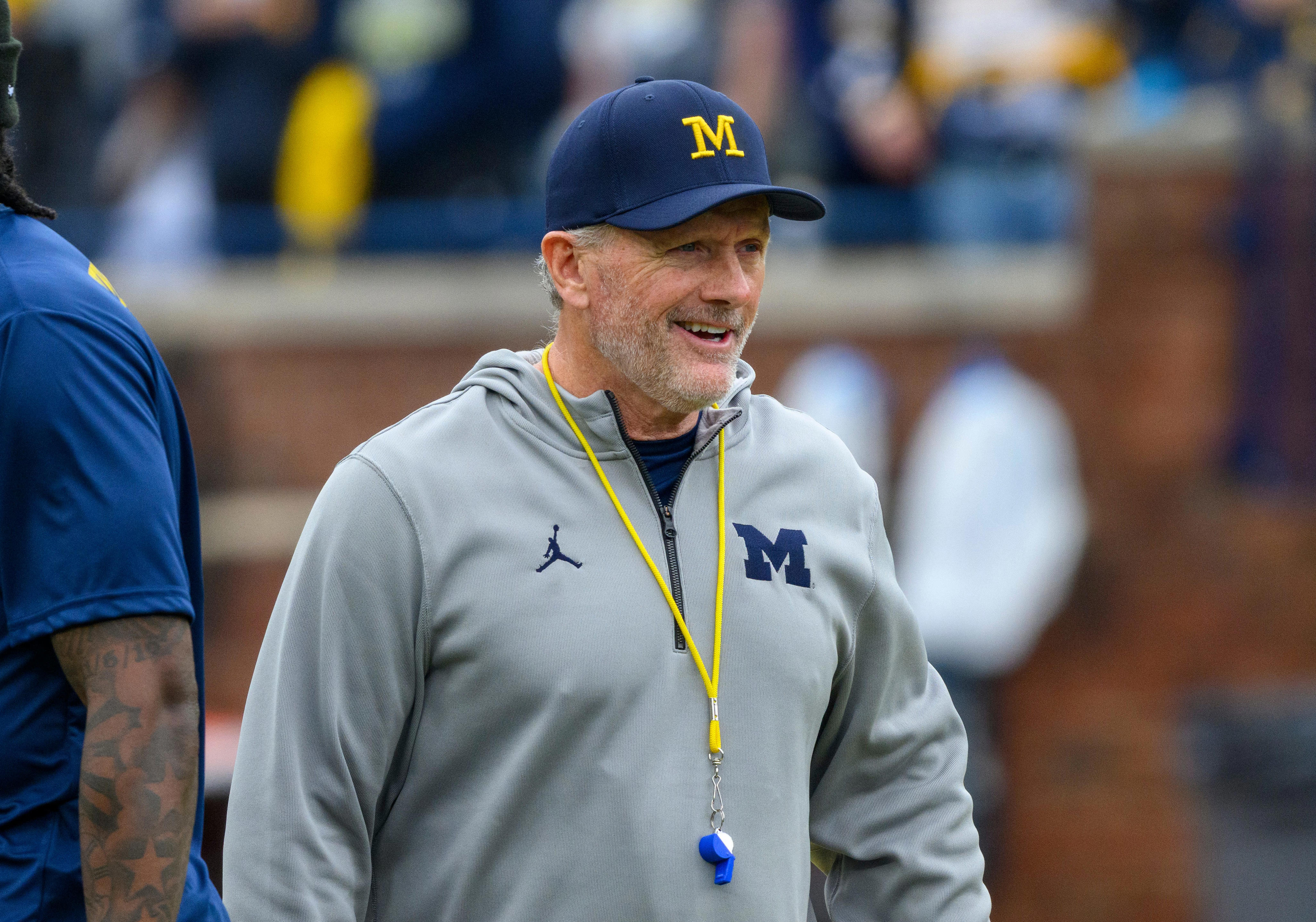Michigan coach Kyle Whittingham has Buckeye fan Graham Rahal's respect