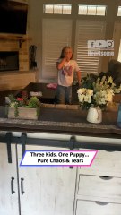 Kids emotional puppy surprise reaction leaves them in tears | Heartsome 💖