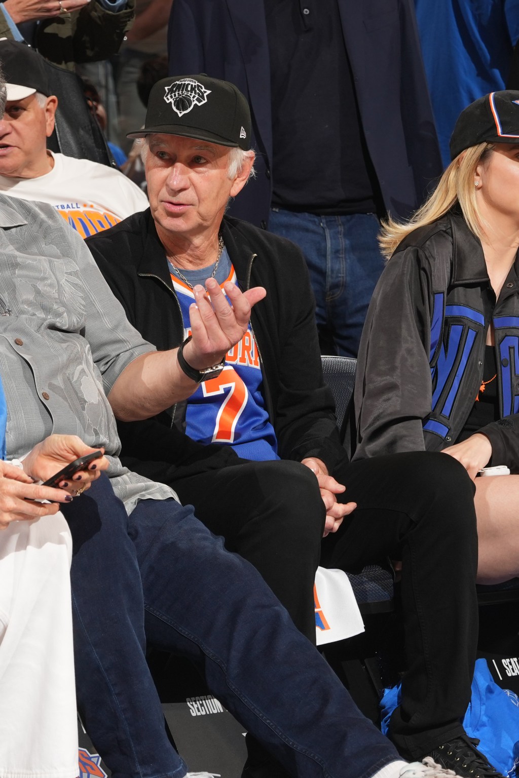 Cam Schlittler, Ben Stiller take in star-studded Knicks-Hawks Game 1