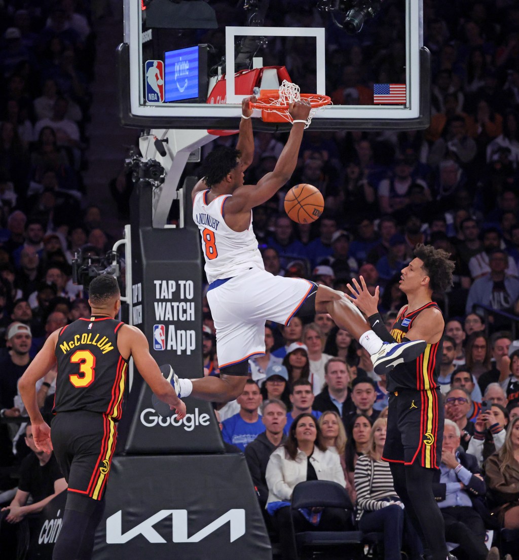 OG Anunoby’s ankle doesn’t slow him down in emphatic return to Knicks ...