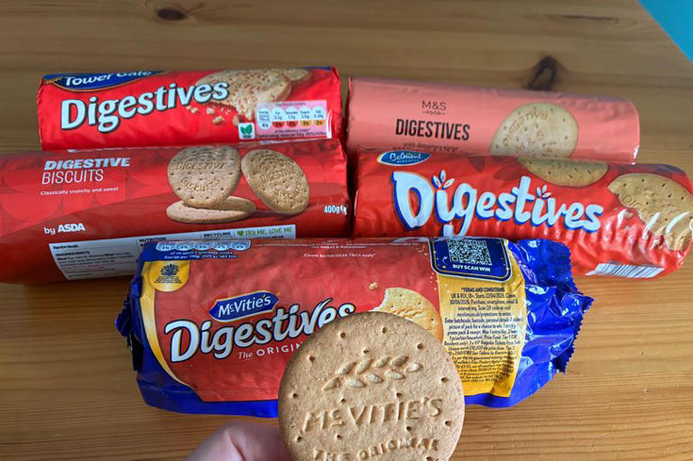 I compared digestive biscuits from Aldi, Lidl, M&S and Asda to McVitie ...