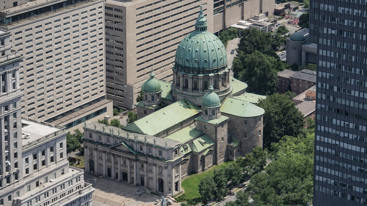 Montreal from above reveals a hidden architectural contrast