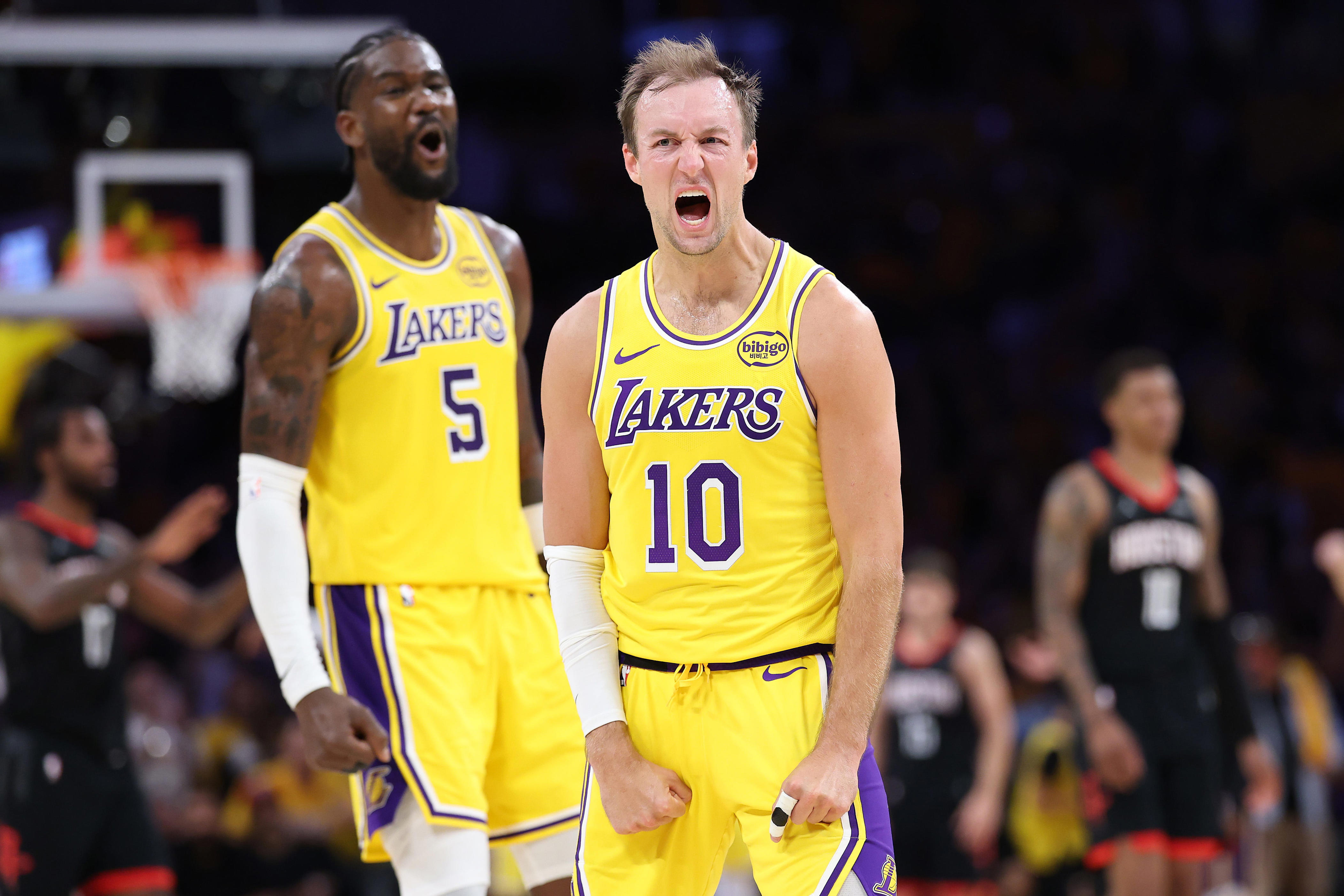 Luke Kennard steps up for Lakers, leads way to Game 1 win vs. Rockets