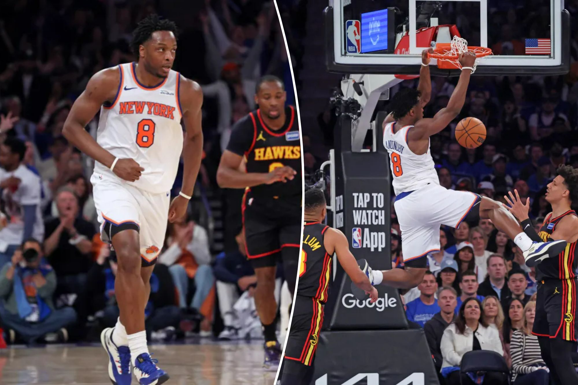 OG Anunoby’s ankle doesn’t slow him down in emphatic return to Knicks ...