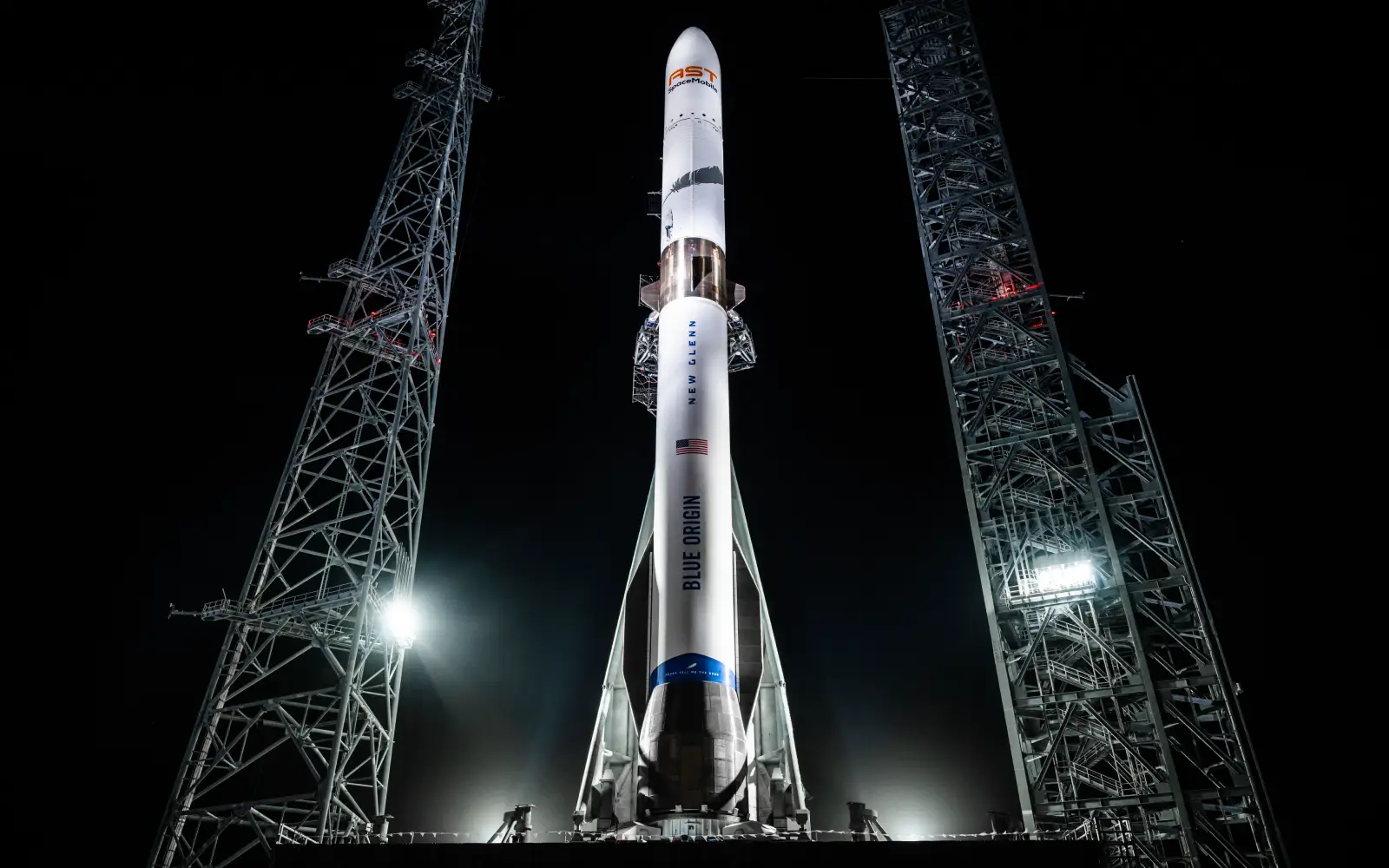 Blue Origin rocket’s reusable booster lands but satellite misses orbit