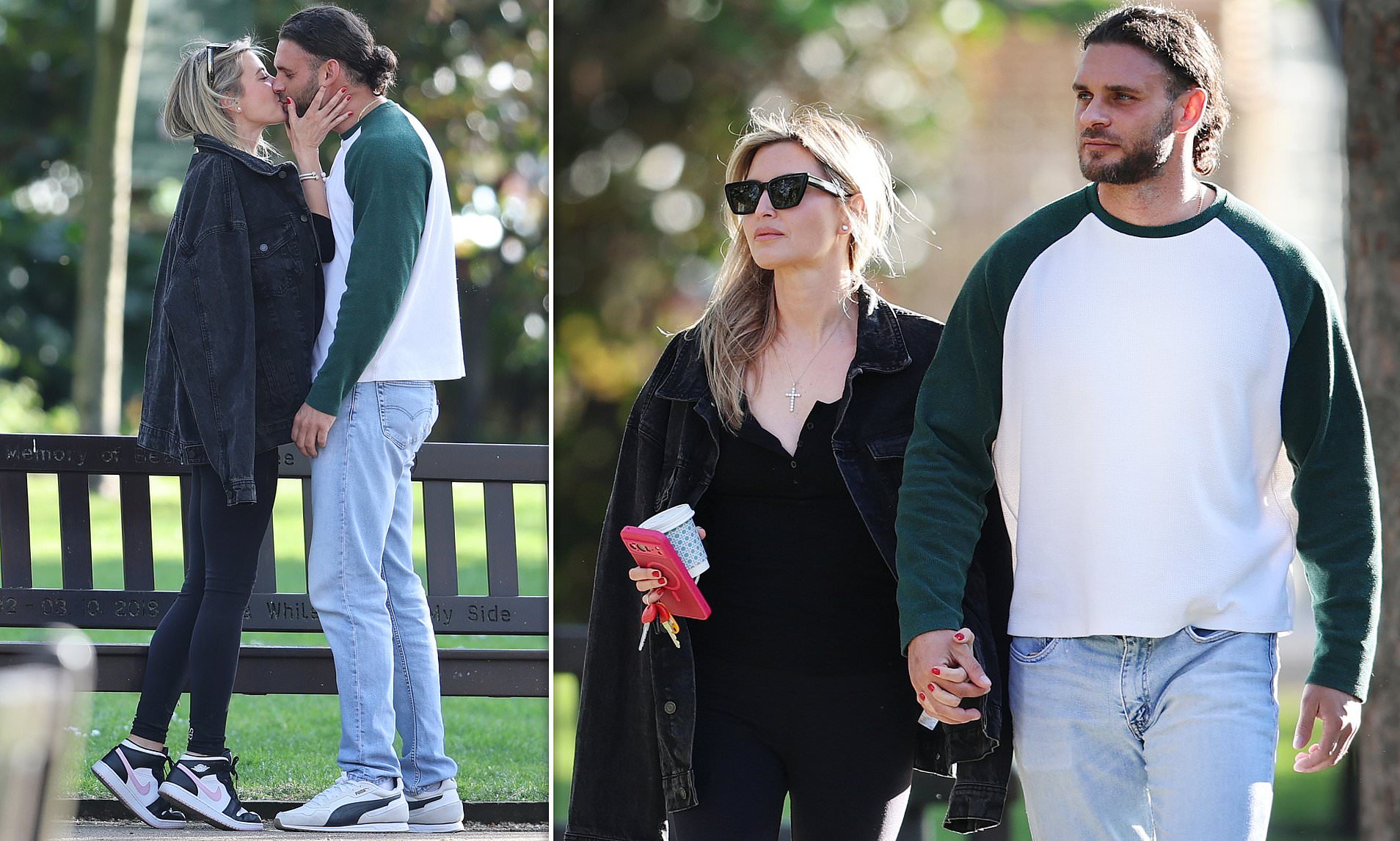Holly Valance pictured kissing her new flame who previously worked as ...
