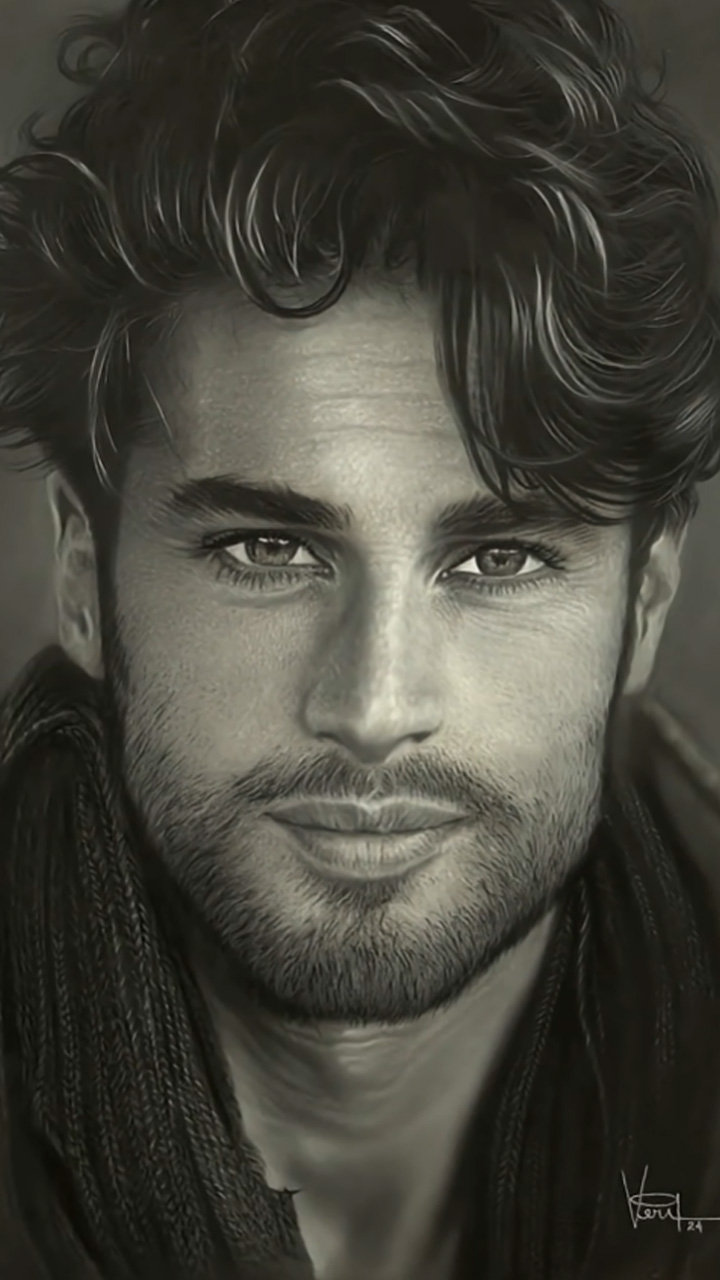 How to draw the dream man realistically with lifelike details