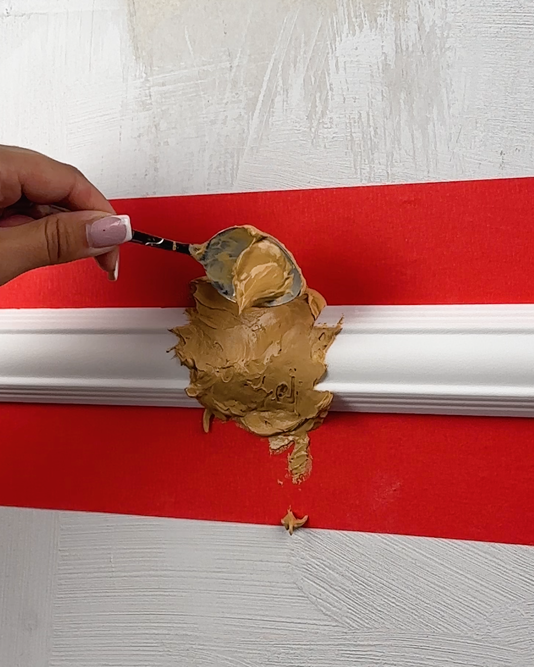 Seamless trim repair with timber moulding
