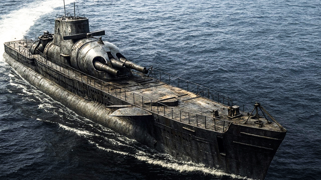 The giant submarine built like a cruiser - then lost without a trace
