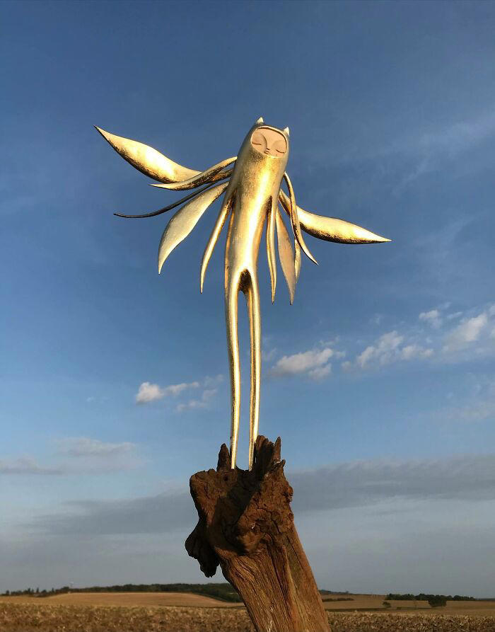 54 extraordinary wood sculptures inspired by nature and myth