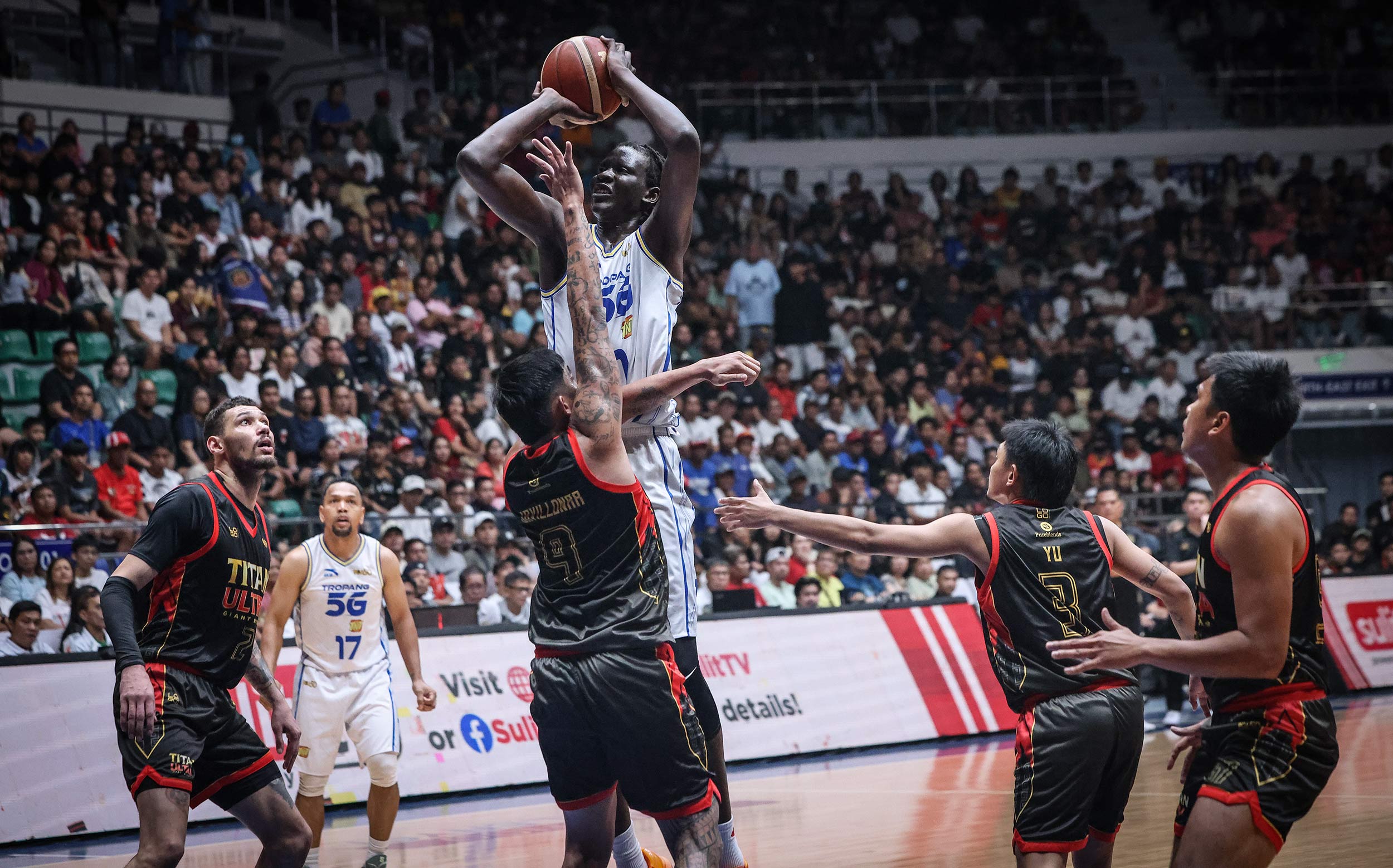 Bol posts new personal best as Tropang 5G turn back Giant Risers